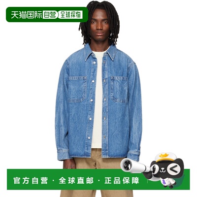 1h可退 香港直邮AGOLDE 男士 蓝色 Craven 牛仔衬衫 A40651885twi
