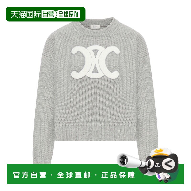 1h可退 香港直邮Celine 长袖针织衫 RY0GS423P.