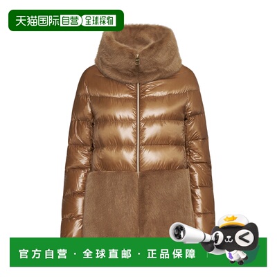 1h可退 欧洲直邮HERNO 女士外套 PI001933D12017Z2157 CO 棕色 长