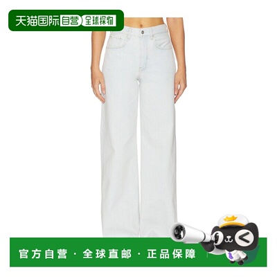香港直邮ANINE BING 女士 LEWIS 直筒裤牛仔裤阔腿裤 A0611592