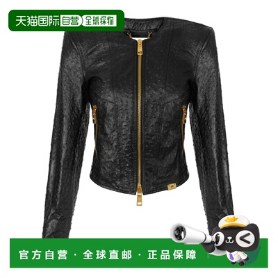 香港直邮ELISABETTA FRANCHI 女士皮衣 GD56Z62E2BL支付后1h可退