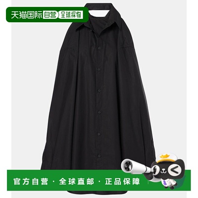 香港直邮Balenciaga 巴黎世家 女士 Suspended 棉质衬衫式连衣裙