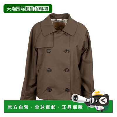 香港直邮MAX MARA THE CUBE 女士风衣 TESORO003 SS2026 咖啡色