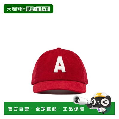 香港直邮AUTRY 男士帽子 ACPU127I AW2026 红色 LOG支付后1h可退