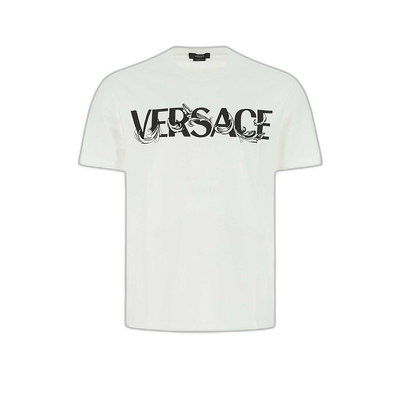 1h可退 欧洲直邮VERSACE 男士T恤10069741A049491W010短袖男装