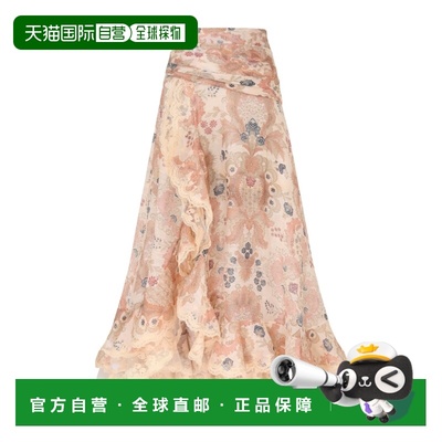 1h可退 香港直邮Zimmermann 蕾丝长裙 7243SC261半身裙a字裙