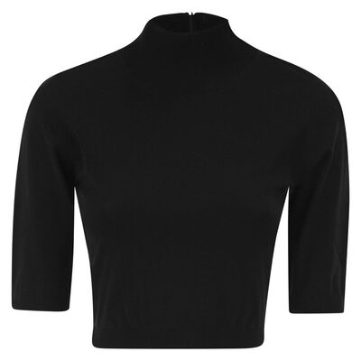 香港直邮MaxMara 麦斯玛拉 女士 Title: MXSCANALE 短款高领粘胶