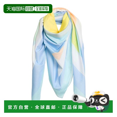 1h可退 香港直邮MAISON KITSUNE 男士 Foulards 围巾 blue蓝色 舒