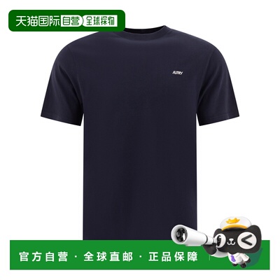 1h可退 香港直邮AUTRY 男士T恤 TSPMA7CB AW2025 黑色 圆领T恤