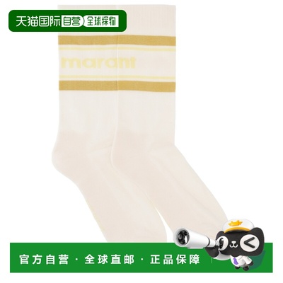 1h可退 香港直邮Isabel Marant 伊莎贝尔 玛兰 男士 带Logo袜子 C