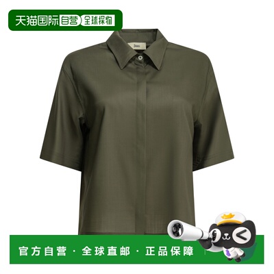 香港直邮HERNO 女士衬衫 CM000055D334877730 SS2026 军绿色