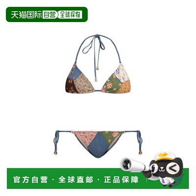 香港直邮ZIMMERMANN 女士泳装 AW2025 4306WSS2520SPLI 花色泳衣