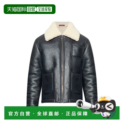 香港直邮GUCCI 男士夹克 832978XSAGL4042 SS2026 黑色 Coat with