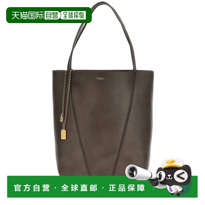 香港直邮CHLOÉ 女士手提包 C25SS811N84036 AW2025 棕色 中号双手