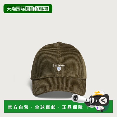 1h可退 香港直邮barbour巴伯尔Preston男士棒球帽