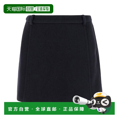 香港直邮Jil Sander 人字斜纹迷你裙半身裙 J02MA0339J40262