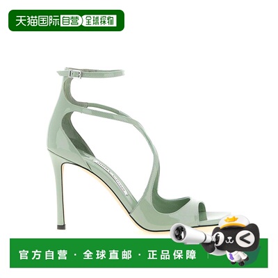 香港直邮JIMMY CHOO 女士凉鞋 AZIA95PATVERDE SS【付后1h可退】