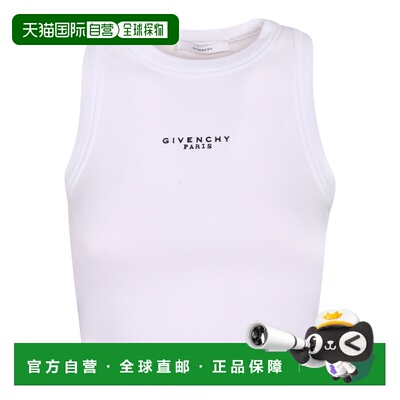 1h可退 欧洲直邮GIVENCHY 女士背心吊带 BW70FNP7BR100 SS2026 白