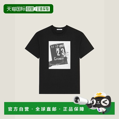 1h可退 欧洲直邮GIVENCHY 纪梵希 26春夏 BM71NK3YSL-001 男士 短