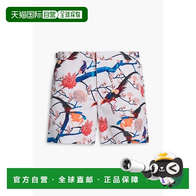 香港直邮Orlebar Brown 男士 Bulldog 印花泳裤 278021WHITESAND