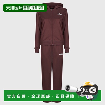 欧洲直邮adidas 女衣服 套装 红色 冬天 Essentials Linear Track