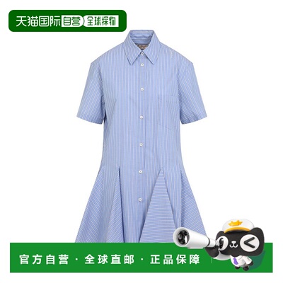 1h可退 香港直邮Marni 玛尼 女士 条纹衬衫连衣裙 ABMA1379S0UTC4