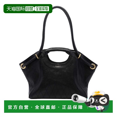 香港直邮BALMAIN 女士手提包 HN1FD076LSP60PABLACK支付后1h可退