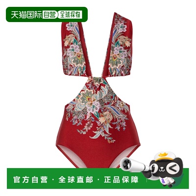 香港直邮ZIMMERMANN 女士泳装泳衣 AW2025 3097WSS251REDMULPAI