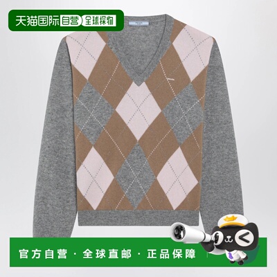 香港直邮PRADA 女士针织衫 P24G3QOOO6519F0LPX AW2026 灰色
