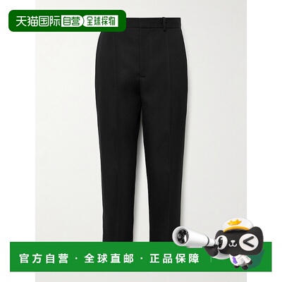 香港直邮The Row 男士 Zuma 修身短款棉质羊绒混纺华达呢裤子 113