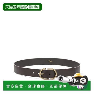 香港直邮DIOR 男士腰带 4585OWTOLDARKBROWN SS2026支付后1h可退