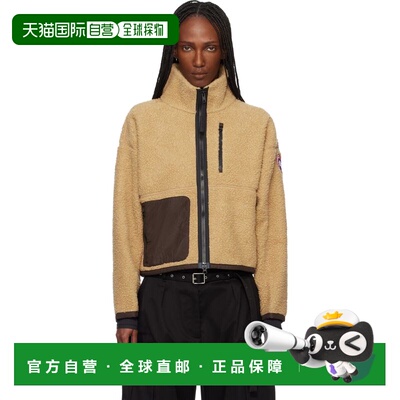 香港直邮Canada Goose 加拿大鹅 女士 驼色 Simcoe Zip Up Fleece