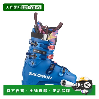 自营欧洲直邮Salomon萨洛蒙 EQUIPE 110男士蓝色聚氨酯高山滑雪靴