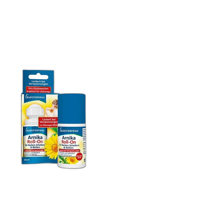 欧洲直邮Klosterfrau德国修女山金车按摩滚珠50ml放松腰背肩颈肌