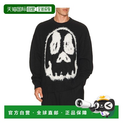 香港直邮Y-3 男士 Gfx 针织毛衣 KR1127 black黑色 舒适时尚