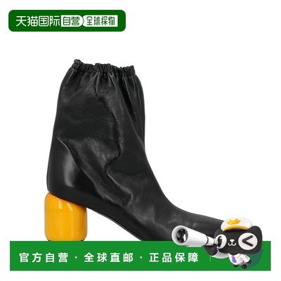 香港直邮Jil Sander 吉尔 桑达 女士 脚踝靴 black黑色 舒适时尚