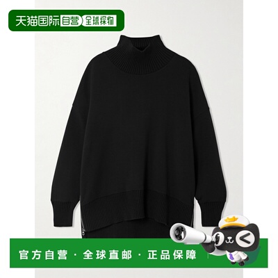 1h可退 香港直邮VARLEY 女士 Barker 宽松款拉链装饰弹性针织高领