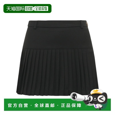 1h可退 香港直邮Marine Serre 百褶迷你裙 WSK063A0071