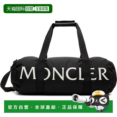 1h可退 香港直邮Moncler 盟可睐 男士 黑色 Duddle Gym Weekender