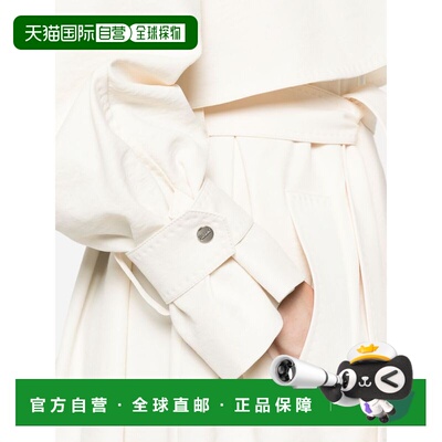 1h可退 香港直邮Herno 女士 米白色针织风衣 IM000196D12879