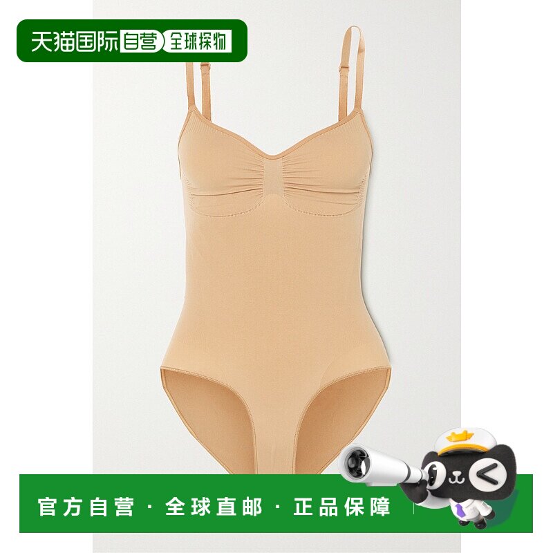 1h可退 香港直邮SKIMS 女士 Sculpt Brief - Ochre 无缝连体衣 BD