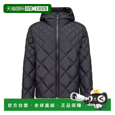 香港直邮Moncler Merak几何绗缝连帽短款羽绒服 L10911A00031597U