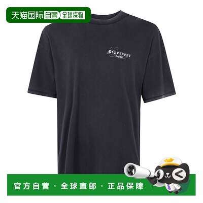 1h可退 欧洲直邮Represent 男士T恤 MLM1001780606 AW2025 黑色 L