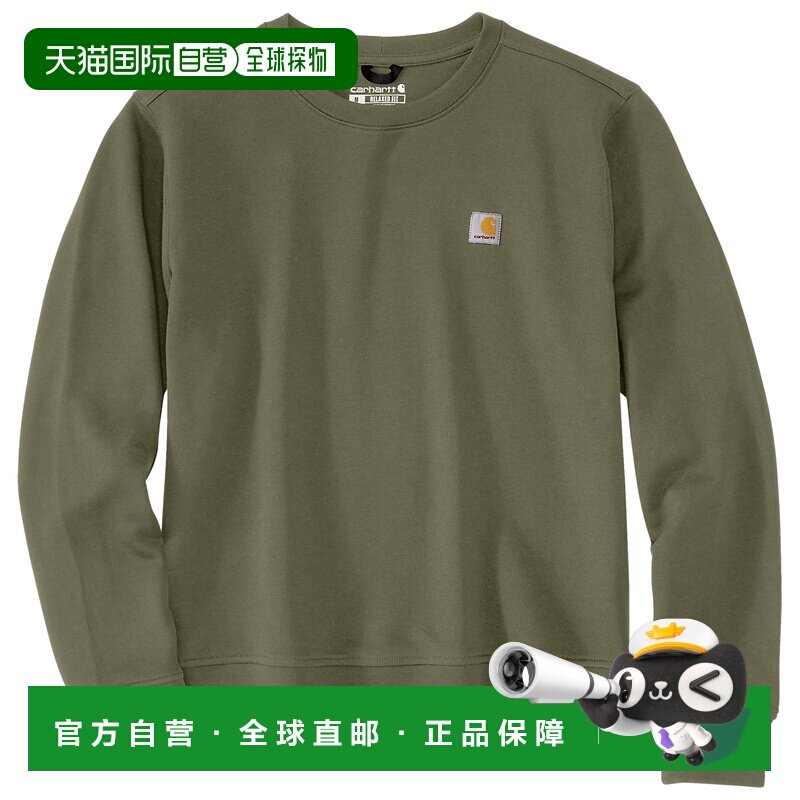 1h可退 欧洲直邮CARHARTT 女士卫衣 1173710DUSTYOLIVE CO 军绿色