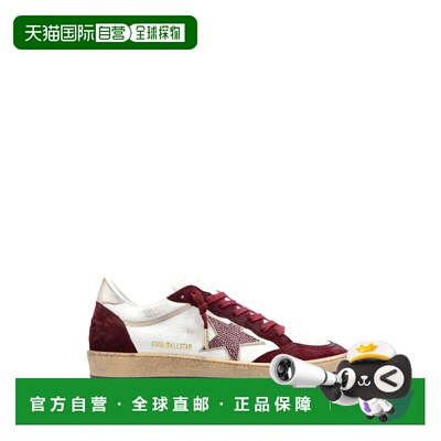 1h可退 香港直邮GOLDEN GOOSE 女士 GOOSE BALLSTAR 金色星形贴花