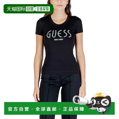 欧洲直邮guess 女士 上装T恤