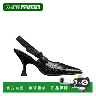 香港直邮Dior J'Adior 后跟露跟高跟凉鞋半拖拖鞋 KCV440PDE迪奥