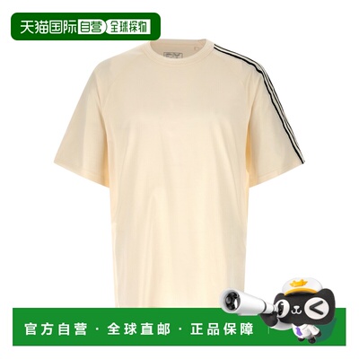 1h可退 欧洲直邮Y-3 男士T恤 KS9748CWHITE SS2026 白色 COTTON T