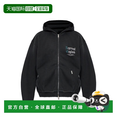 欧洲直邮represent 男士 帽衫运动夹克衫卫衣