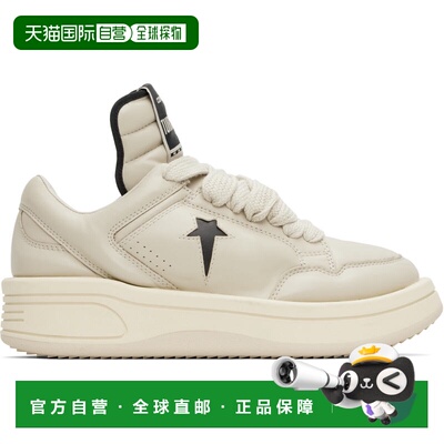 1h可退 香港直邮rick owens 瑞克 欧文斯 女士 灰白色 Converse